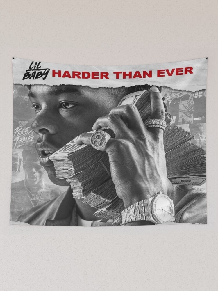 "Lil Baby - Harder Than Ever" Tapestry for Sale by Designs On | Redbubble