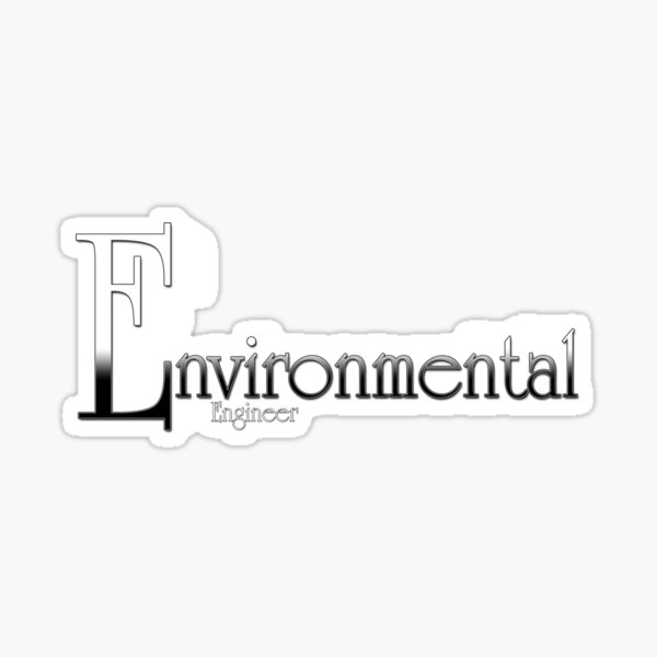 "Environmental Engineer Flare" Sticker by xzendor7 | Redbubble
