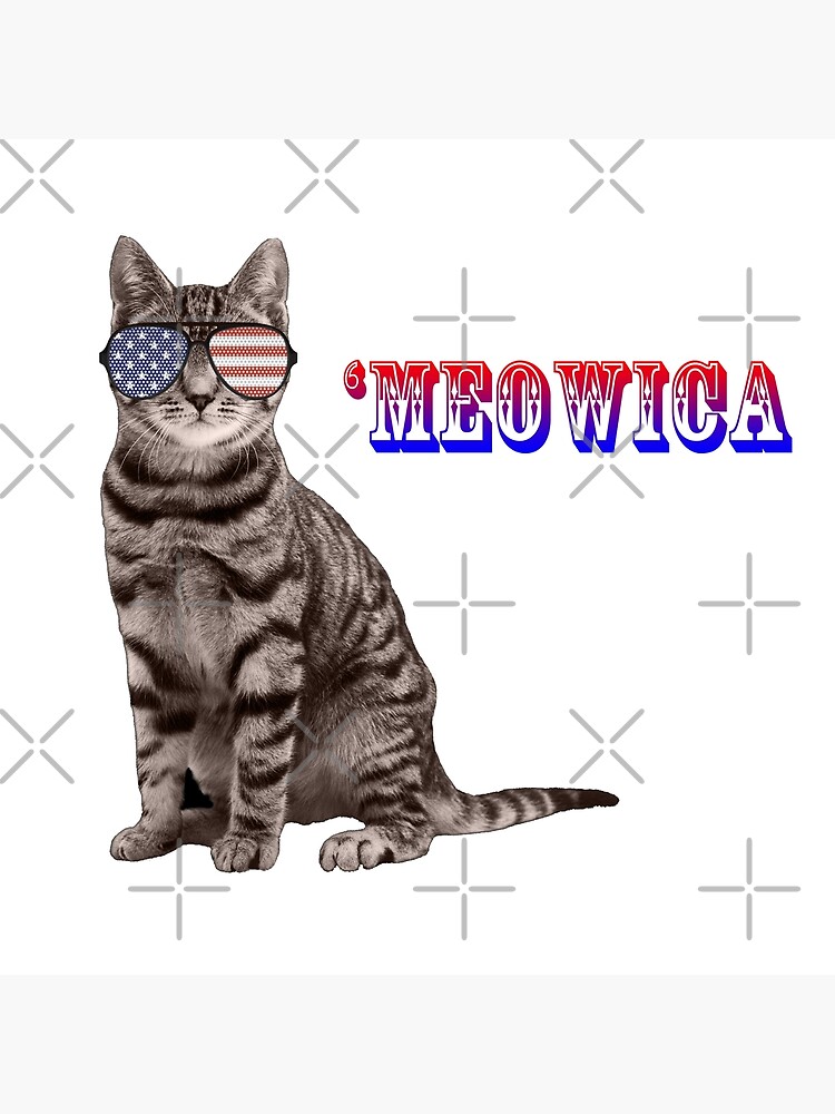 "Meowica" Poster for Sale by InMotionGraphic | Redbubble