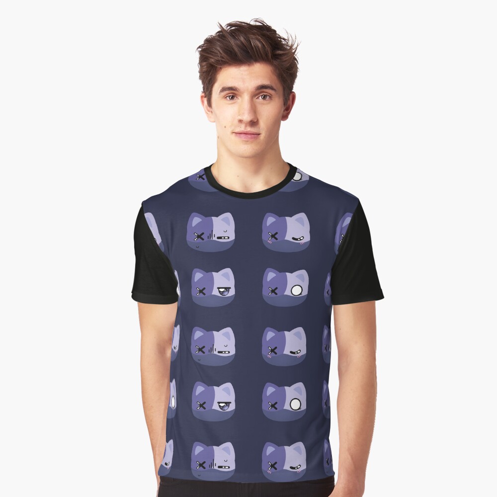 "Aphmau Zane Meemeow Expressions Pattern" Sticker for Sale by ...