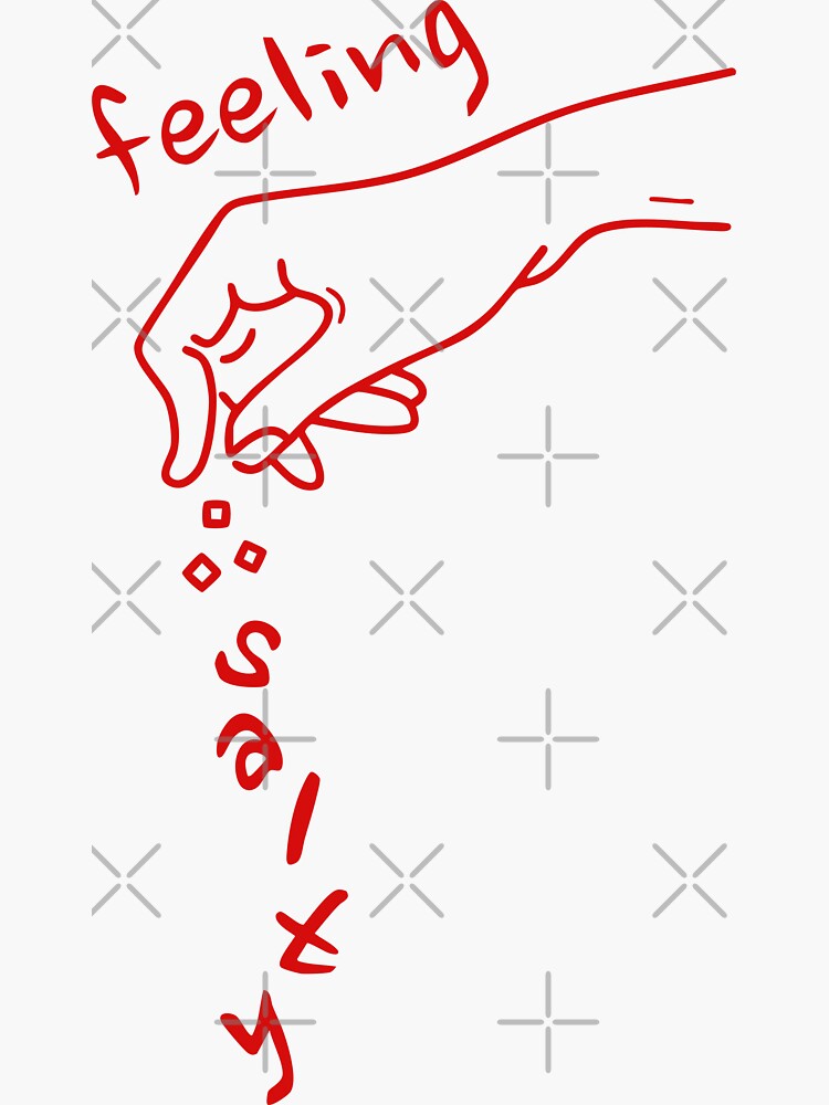 "Feeling salty" Sticker for Sale by B-Space | Redbubble