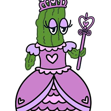 "pickle princess sticker" Sticker for Sale by sunblindbycorie | Redbubble
