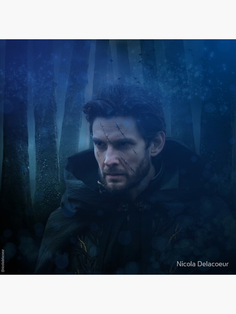 "Shadow and Bone: Ben Barnes Fan Art - Darkling on the Hunt" Sticker ...