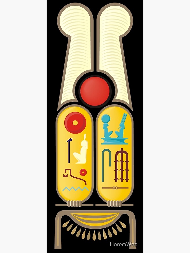 "Ramesses the Great's Cartouches" Poster for Sale by HoremWeb | Redbubble