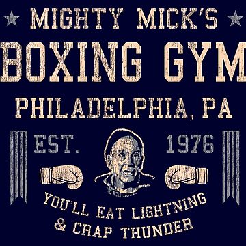 "Mighty Mick Boxing Gym Worn Dks" Essential T-Shirt for Sale by ...
