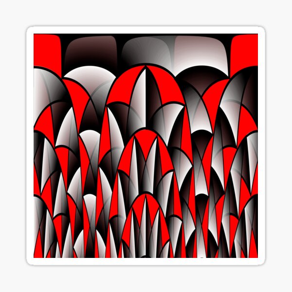 "Sharp edges" Sticker by gavila | Redbubble