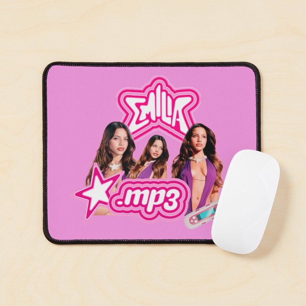 "Emilia mp3 merch" Sticker for Sale by tstoesselno | Redbubble