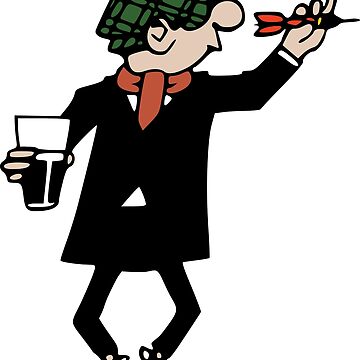 "Andy Capp Darts in Colour" Sticker for Sale by chilledpeak | Redbubble