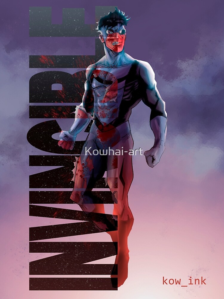 "indestructible Super Hero Blue" Poster for Sale by Kowhai-art | Redbubble