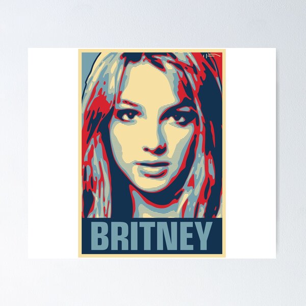 "Britney" Poster for Sale by DAFTFISH | Redbubble