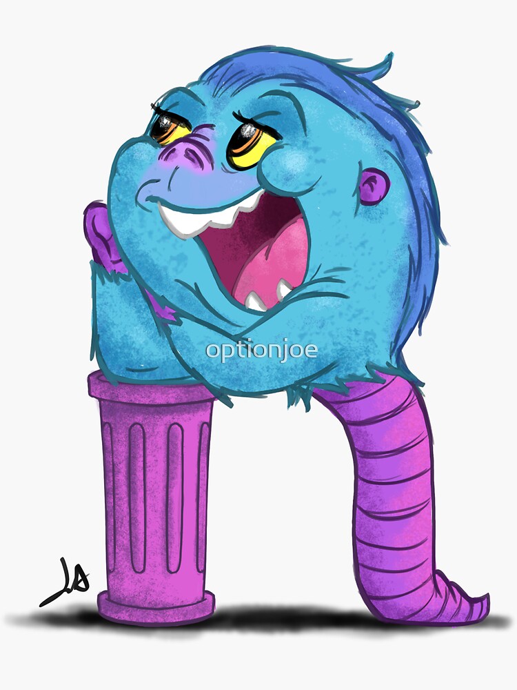 "Monster Alphabet - Letter R" Sticker by optionjoe | Redbubble
