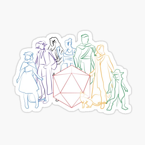 "The Mighty Nine" Sticker by Searle19 | Redbubble