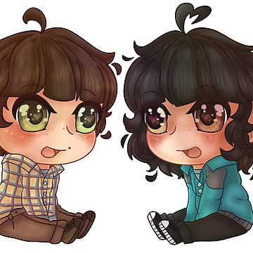 "Byler Chibi(Stranger Things Sticker)" Sticker for Sale by Magic-Kitten ...