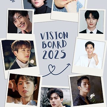 "K-Drama Oppa Vision Board & Poster" Sticker for Sale by KOppaAmerica | Redbubble