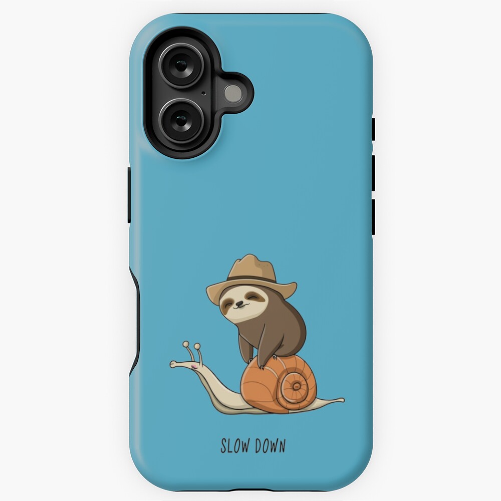 "sloth riding snail cowboy " Sticker for Sale by bukajart | Redbubble