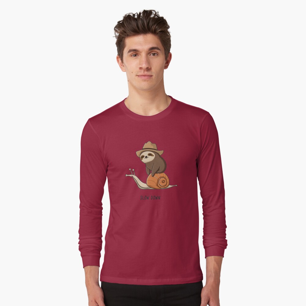"sloth riding snail cowboy " Sticker for Sale by bukajart | Redbubble