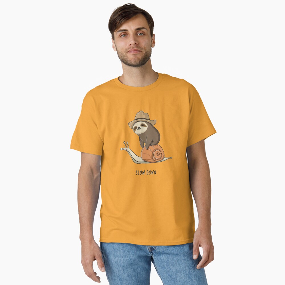 "sloth riding snail cowboy " Sticker for Sale by bukajart | Redbubble