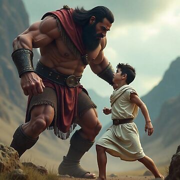 "David and Goliath, Bible, Book of Samuel, King David, Anime, Manga ...