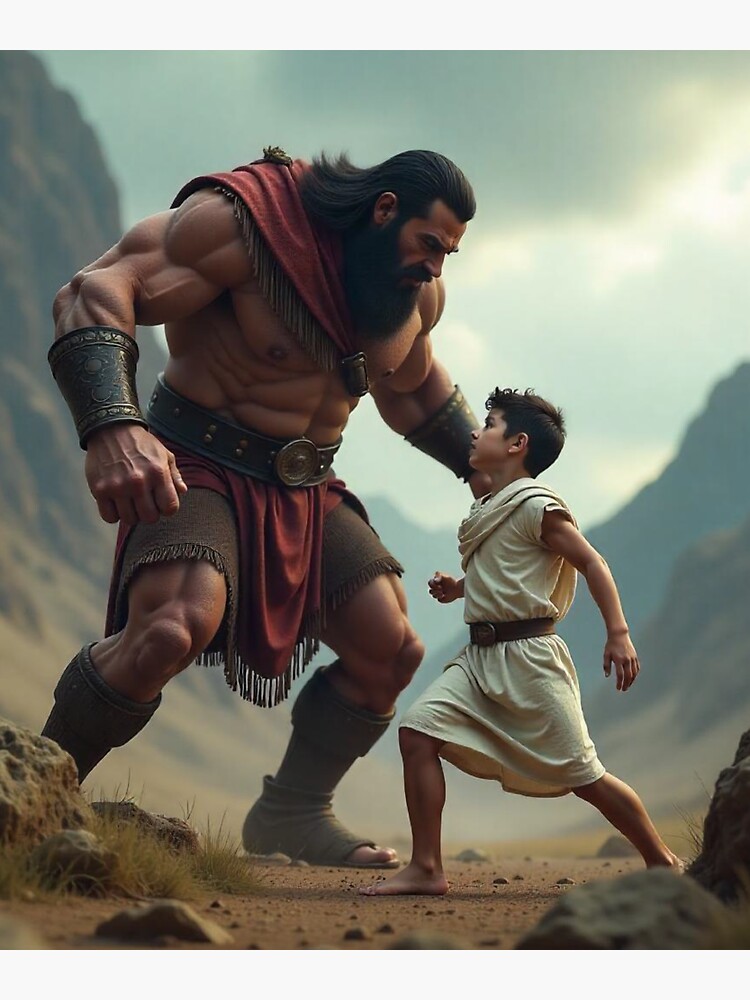 "David and Goliath, Bible, Book of Samuel, King David, Anime, Manga ...