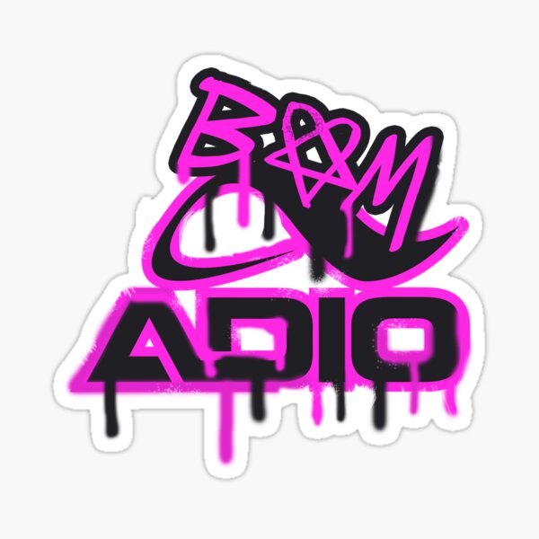 "Adio footwear bam pentagram" Sticker for Sale by Peppesk877 | Redbubble