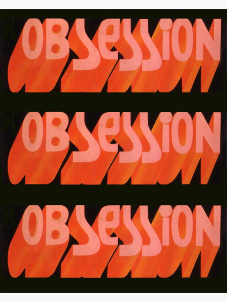 "Obsessed " Sticker by katiesims96 | Redbubble