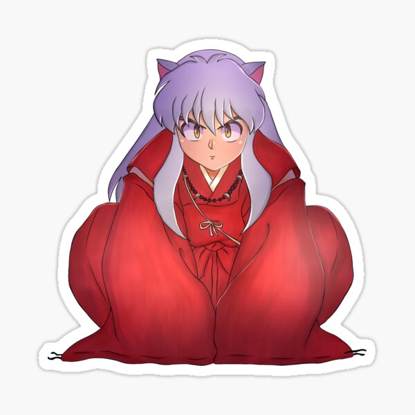 "Inuyasha" Sticker for Sale by Izaa-aart | Redbubble
