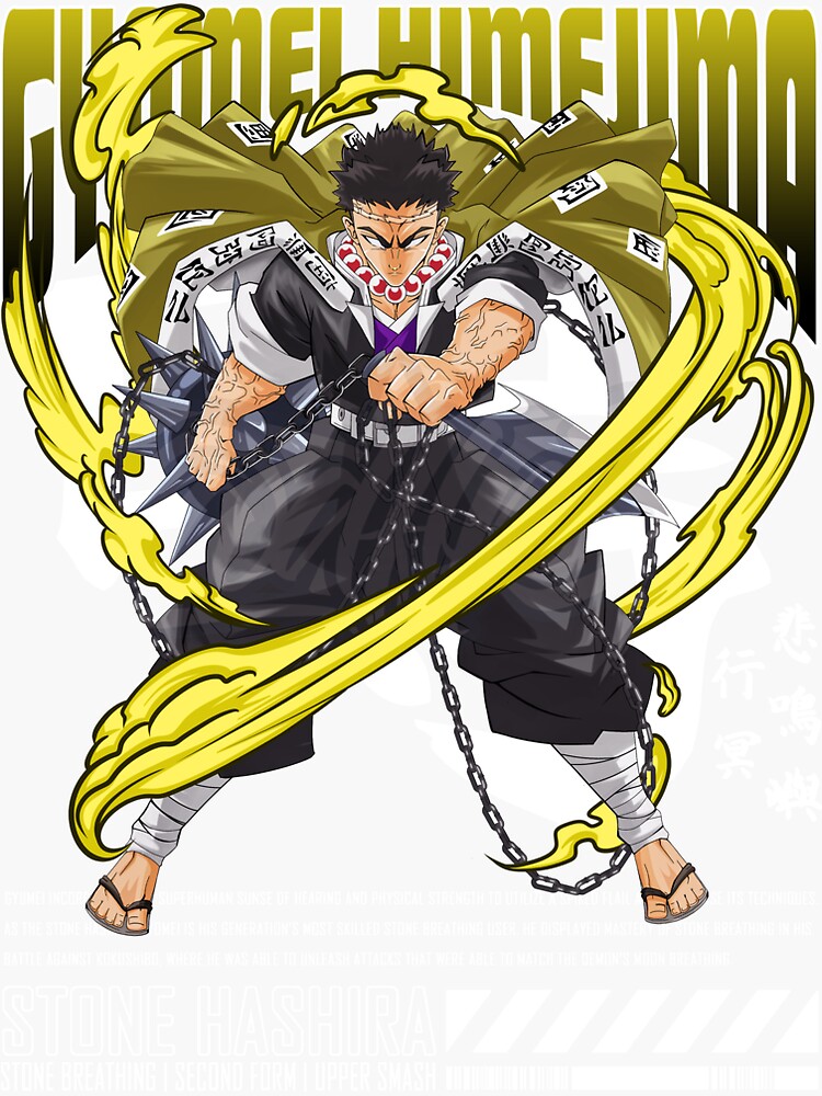 "STONE HASHIRA" Sticker for Sale by lkthegreat1 | Redbubble