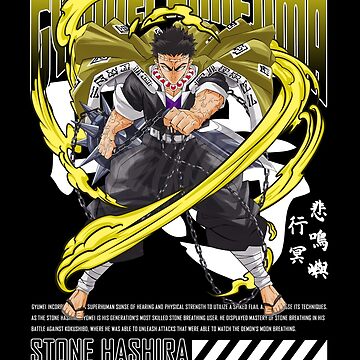 "STONE HASHIRA" Poster for Sale by lkthegreat1 | Redbubble