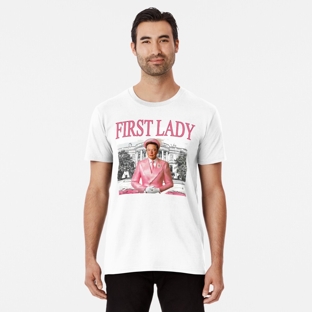 "Funny Elon First Lady, Elonia Musk, Funny Trump Christmas" Sticker for ...