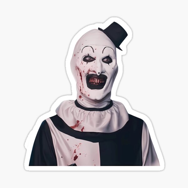 "terrifier 3" Sticker for Sale by lmsendalfer | Redbubble