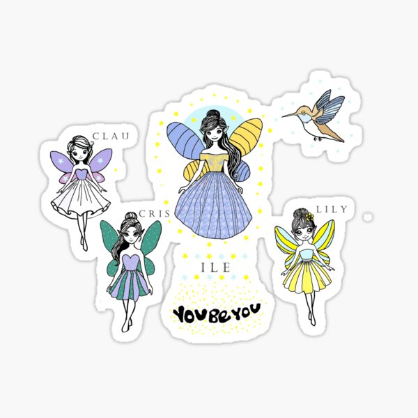 "YouBeYou Fairy Friends Ascend" Sticker for Sale by YouBeYouDesigns ...