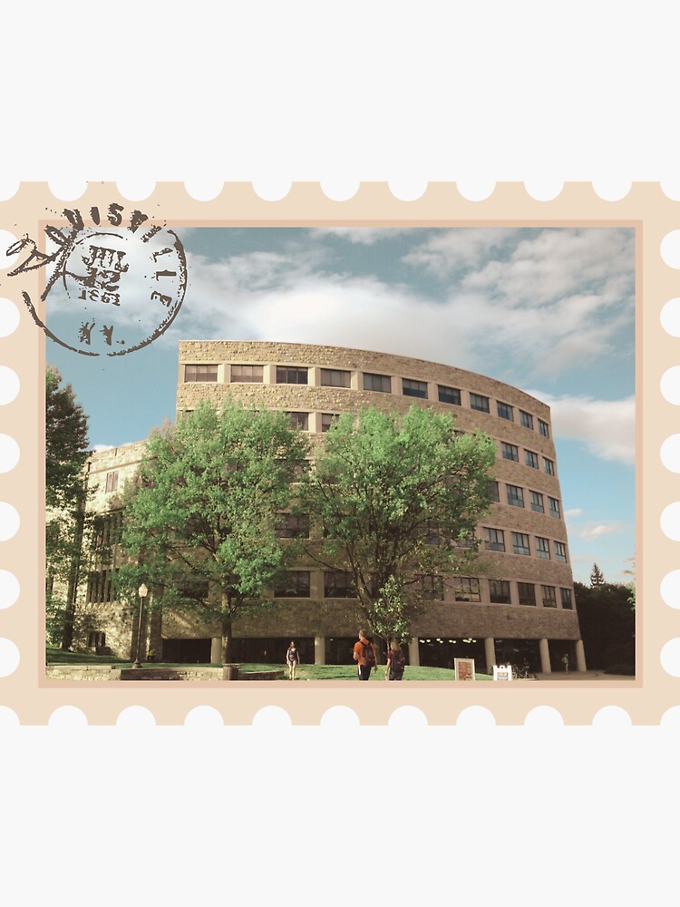 "Newman Library Vintage Stamp Sticker | Virginia Tech " Sticker for ...