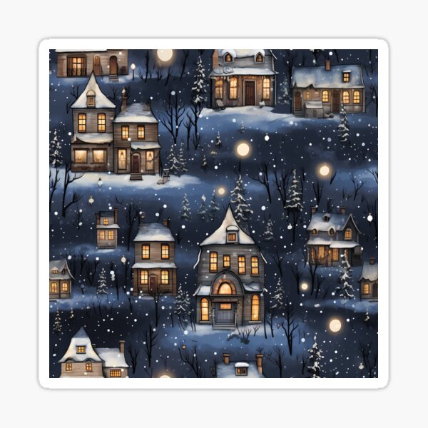 Christmas Snow Night Merch & Gifts for Sale | Redbubble