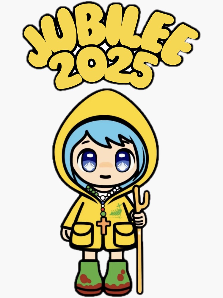 "Luce Vatican Mascot Jubilee 2025" Sticker for Sale by ArtByErinSmith ...