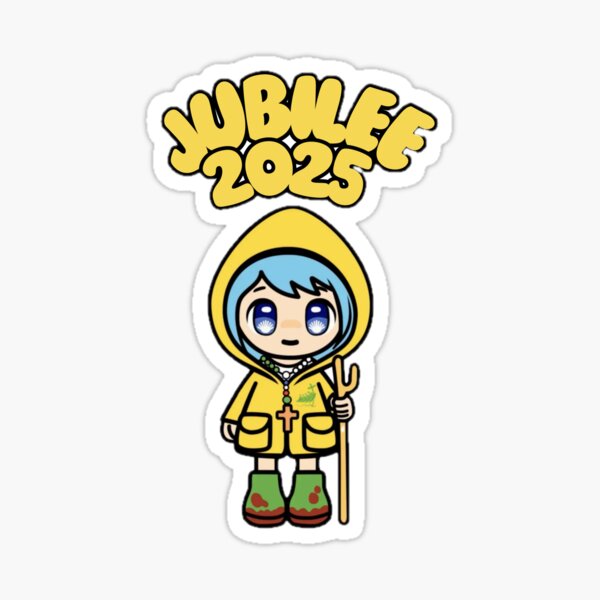 "Luce Vatican Mascot Jubilee 2025" Sticker for Sale by ArtByErinSmith ...