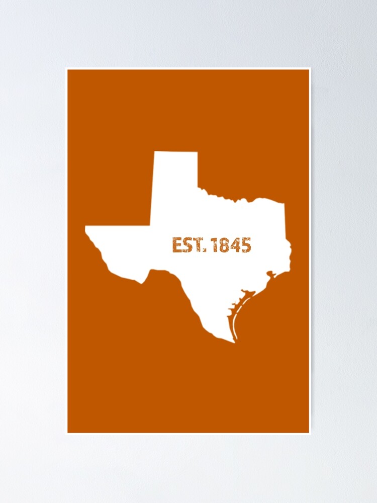 "Texas Established" Poster by InTrendSick | Redbubble