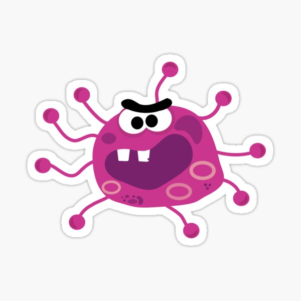 "germs" Sticker for Sale by dongila5 | Redbubble