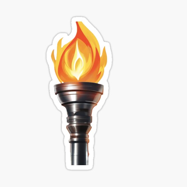 "torch" Sticker for Sale by 515914144 | Redbubble