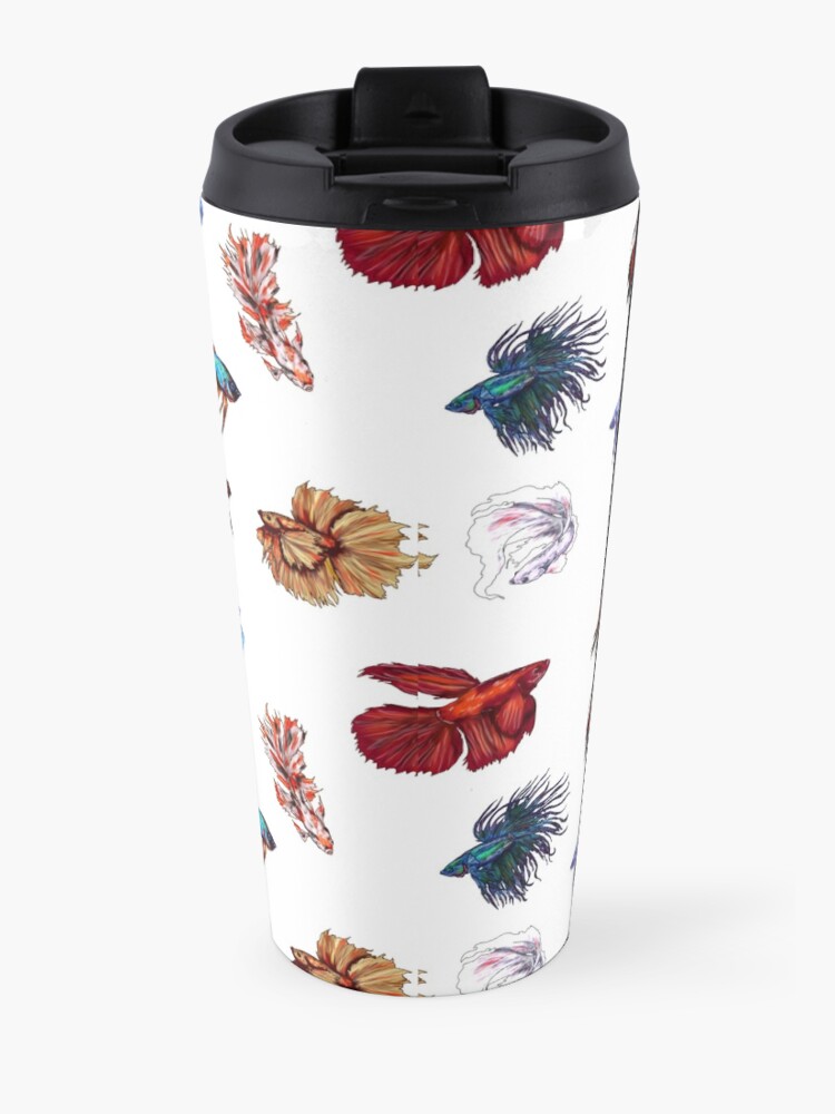 "Betta fishes" Travel Coffee Mug for Sale by StudioCorvid | Redbubble