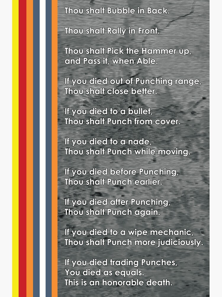 "Titanic Commandments" Sticker for Sale by Gnappy | Redbubble