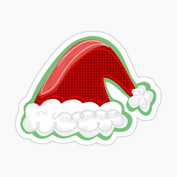 "santa claus hat" Sticker for Sale by mrblinders | Redbubble