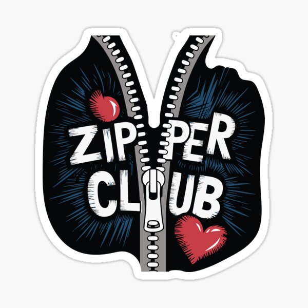 "Zipper Club, Open Heart Surgery, OHS, Survivor" Sticker for Sale by ...