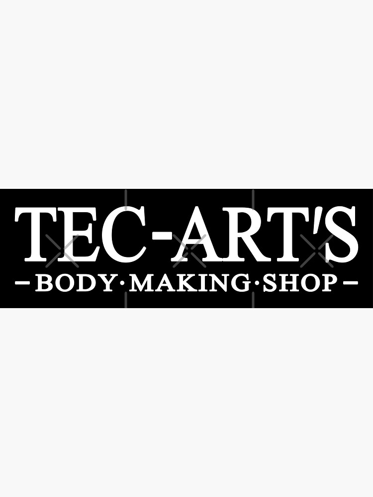 "TEC-ARTS" Sticker for Sale by JDMShop | Redbubble
