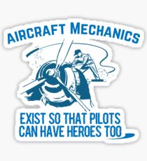 Aircraft Mechanic Stickers | Redbubble