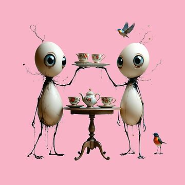 "Ethereal Tea Party: A Whimsical Gathering of the Curious Beings ...