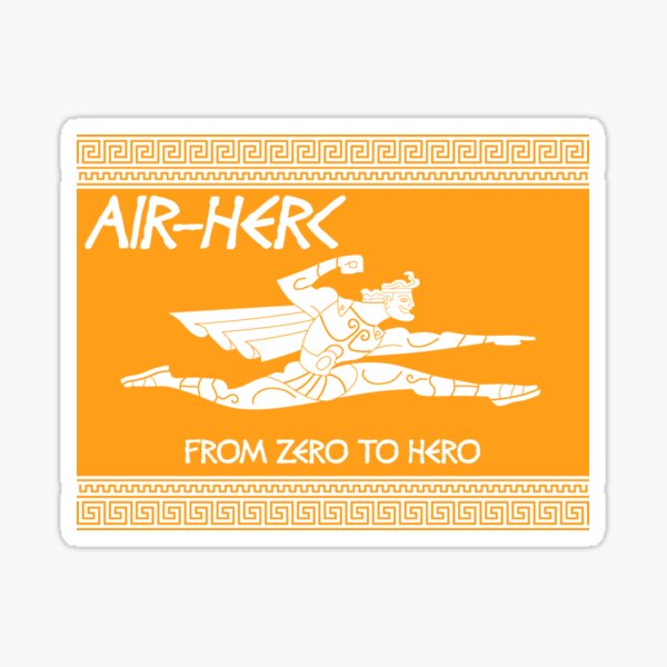 "Air Herc" Sticker for Sale by Lanfa | Redbubble