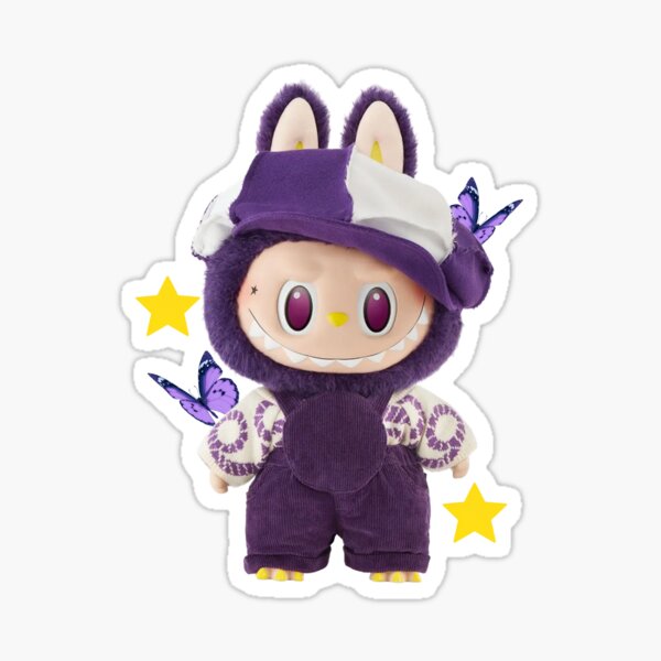 Pegatina for Sale con la obra «Labubu morado y esponjoso» de Vintage ...