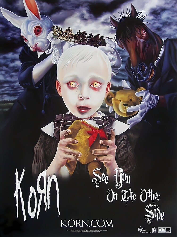 "korn" Poster for Sale by NoefernaCo | Redbubble
