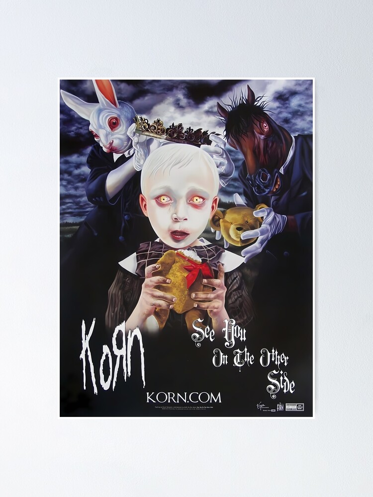 "korn" Poster for Sale by NoefernaCo | Redbubble