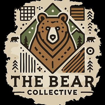 "The bear collective" Sticker for Sale by B-Space | Redbubble